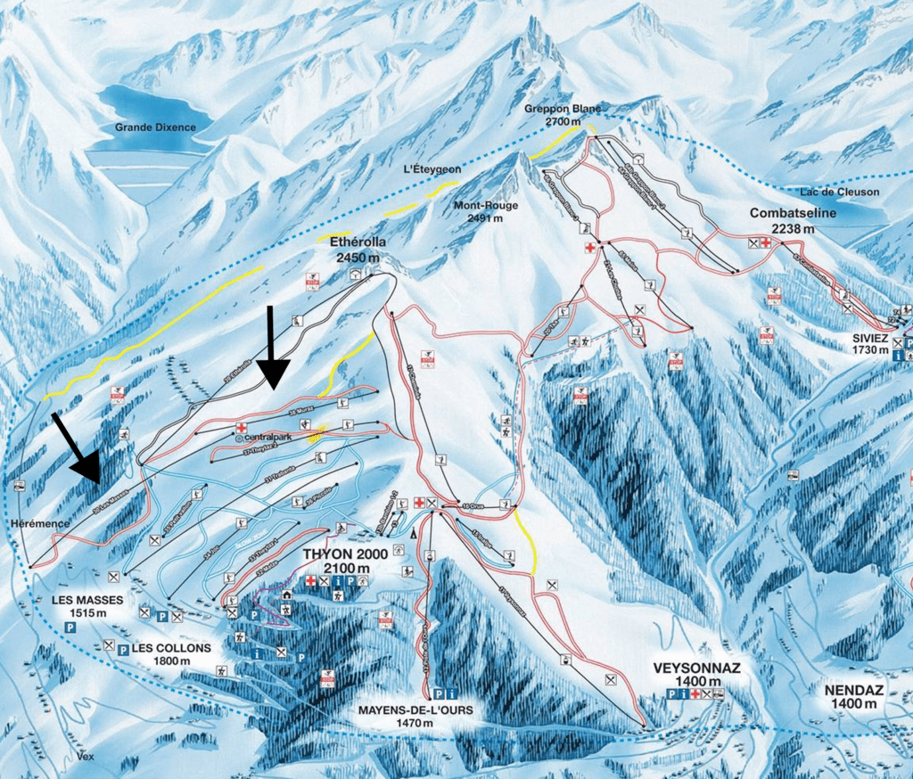 Pistetips in Thyon: hier wil je skiën in Les 4 Vallées